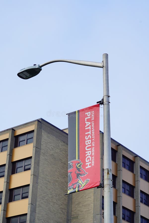 New York State University Plattsburgh Sign Editorial Image - Image of ...