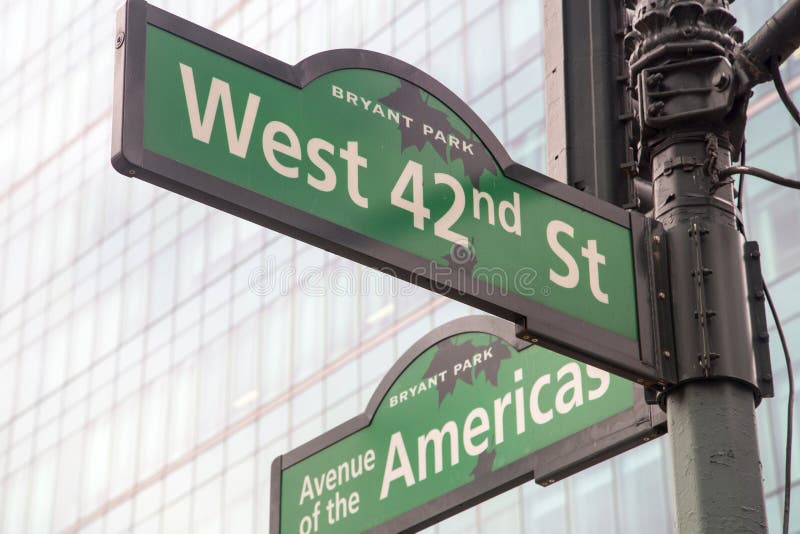 New York - Street Sign stock image. Image of financial - 91415547