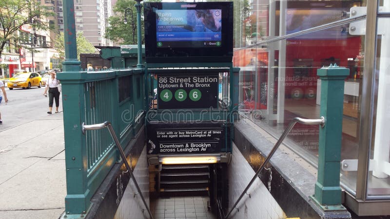 New York Subway editorial photography. Image of subway - 91444697