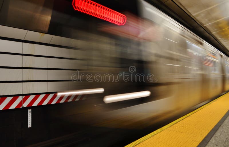 New York Subway Platform Underground Transportation MTA City Transit ...