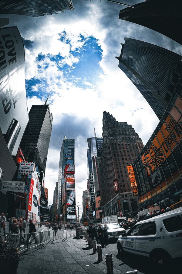 New York Times Square editorial stock photo. Image of signage - 261488603