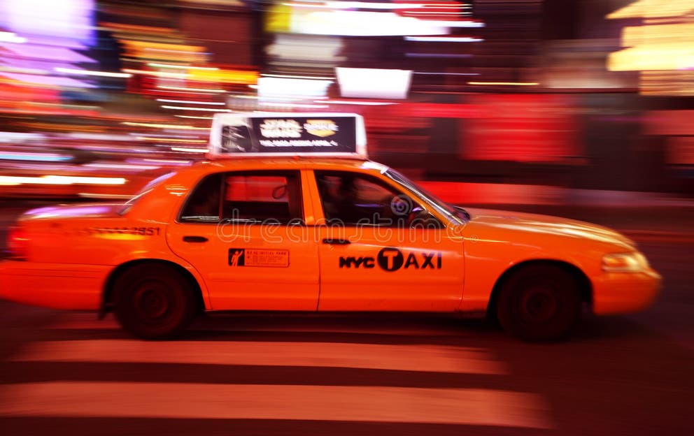 New York Times Square Traffic Editorial Stock Image - Image of signs ...