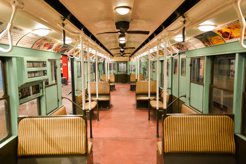 New York Transit Museum editorial photography. Image of retro - 49504642