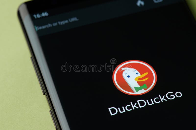 DuckDuckGo Website Homepage. Editorial Stock Photo - Image of browser ...