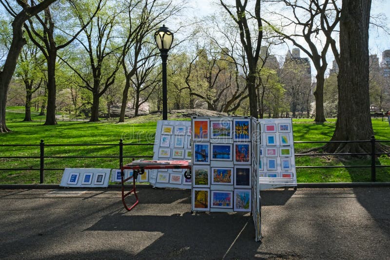 New York, USA - April 13, 2023: View of Manhattan S Central Park in ...