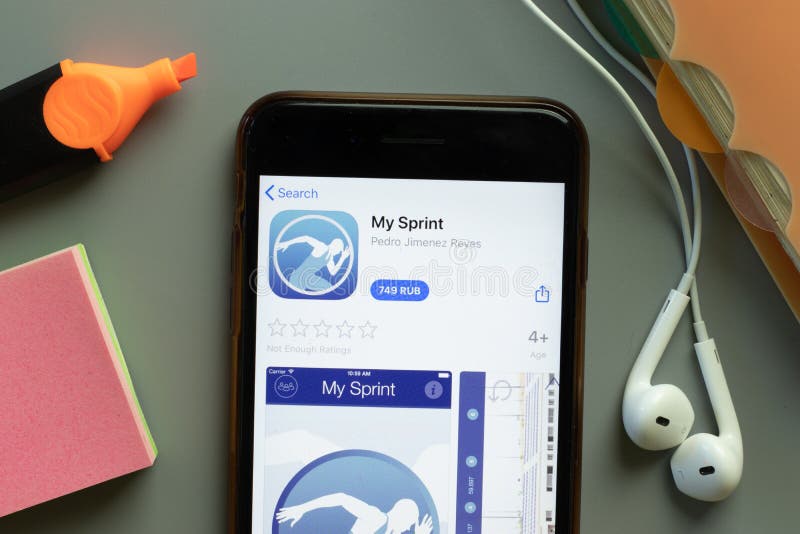 Sprint Mobile Operator Logo Editorial Photography - Image of company ...