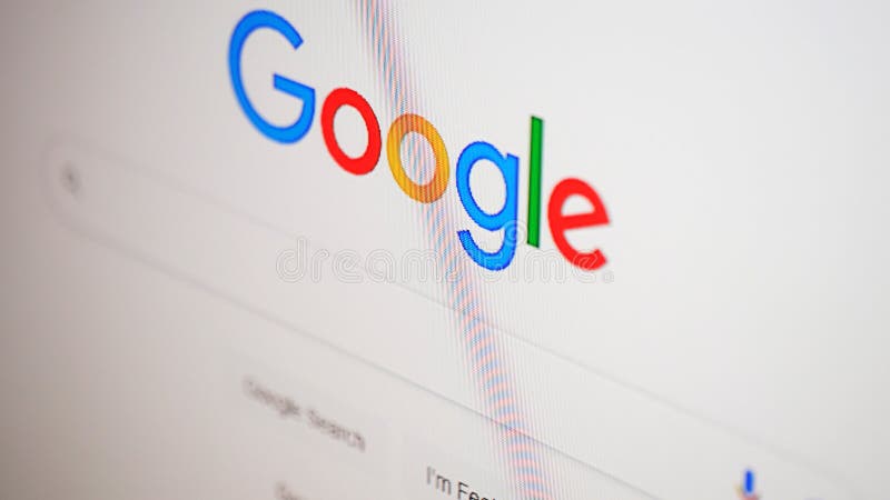 Google Search Bar. Editorial Editorial Stock Photo - Image of company ...