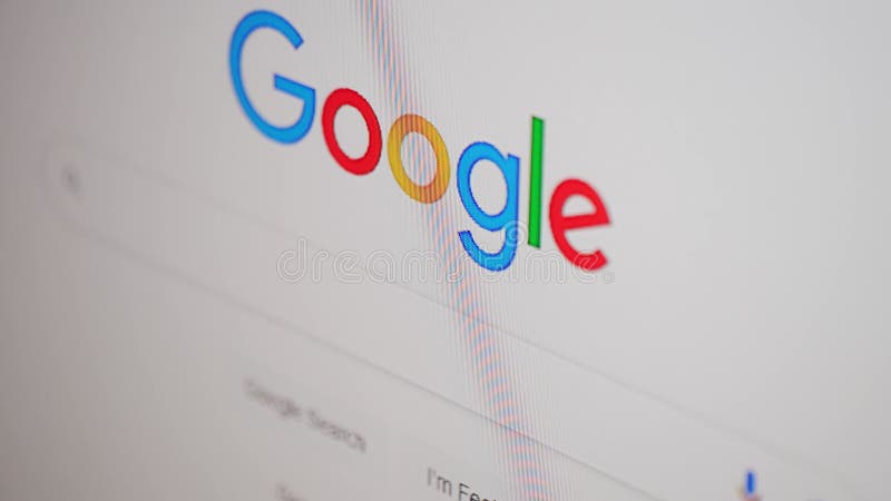 Google Search Bar. Editorial. Stock Footage - Video of writing, browser ...