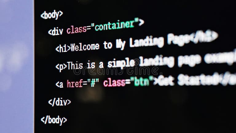 HTML Code Written by Chatgpt. Editorial Editorial Image - Image of ...