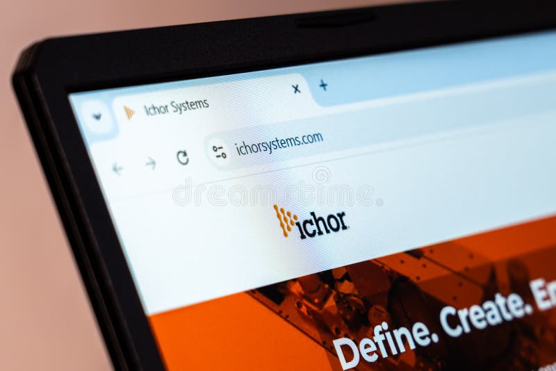 New York, USA - January 19, 2025: Ichor Systems Website Showcasing ...