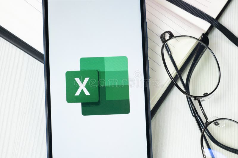 New York, USA - 30 June 2024: Microsoft Excel Logo or Icon on Phone ...