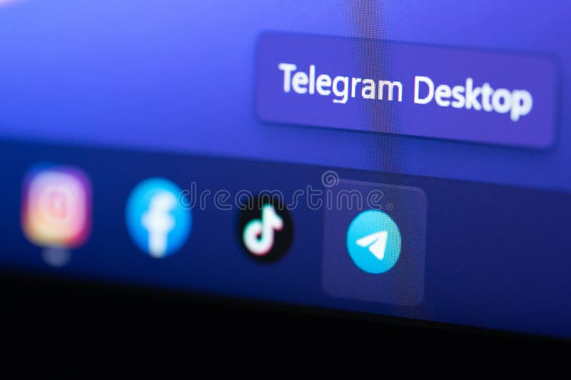 Telegram App Desktop Stock Photos - Free & Royalty-Free Stock Photos ...