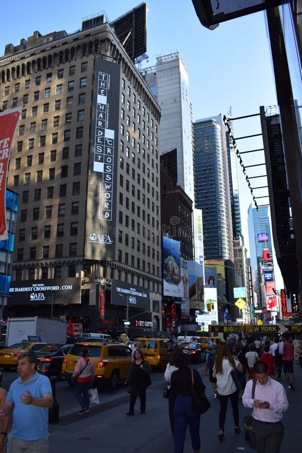 New York / USA - 15/06/2017 - Panoramic View of Times Square Editorial ...