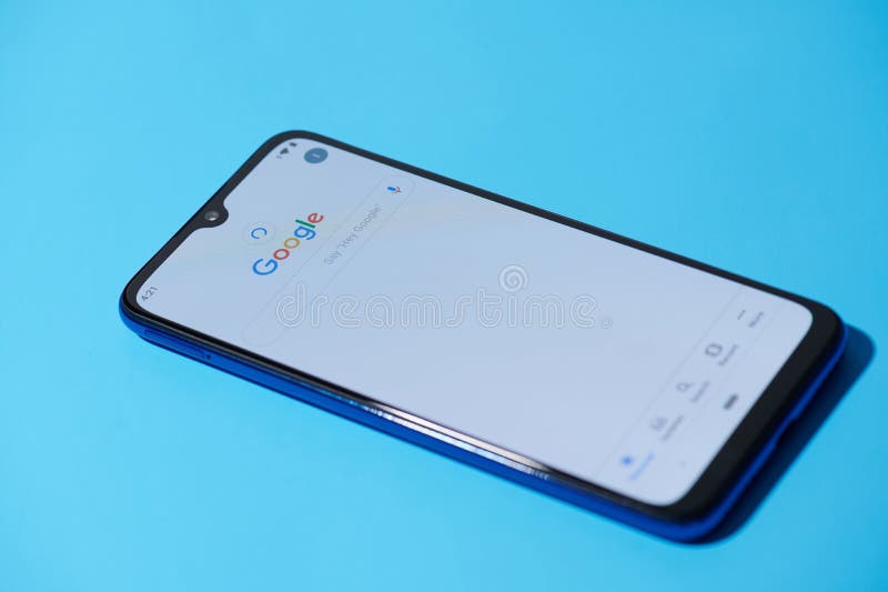 Google mobile app. editorial image. Image of online, brand - 67737640