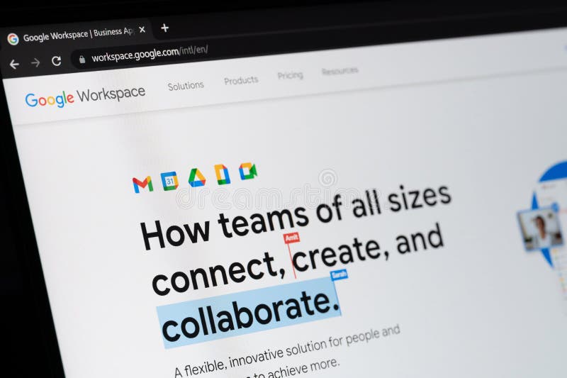 Using Google Workspace Tools Editorial Photography - Image of task ...