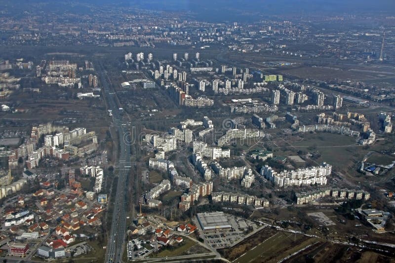 Aerial Central Bacau City Romania Stock Image - Image of europe, bacau ...