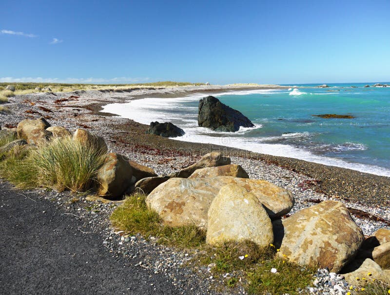 New Zealand Coastline stock image. Image of ocean, scenic - 90605331