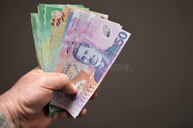 New Zealand Currency Dollar Notes And Coins Money Stock Image - Image ...