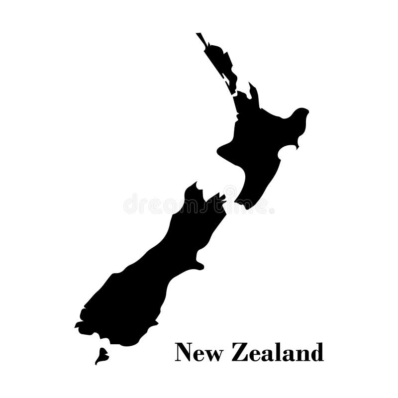 New zealand map stock vector. Illustration of graphic - 338071572