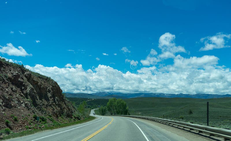 Long Road. stock image. Image of hill, driving, road - 271869717