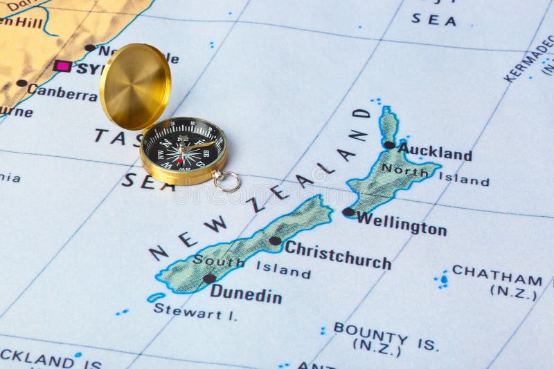 City Of Auckland, New Zealand. Stock Image - Image of skyscraper ...