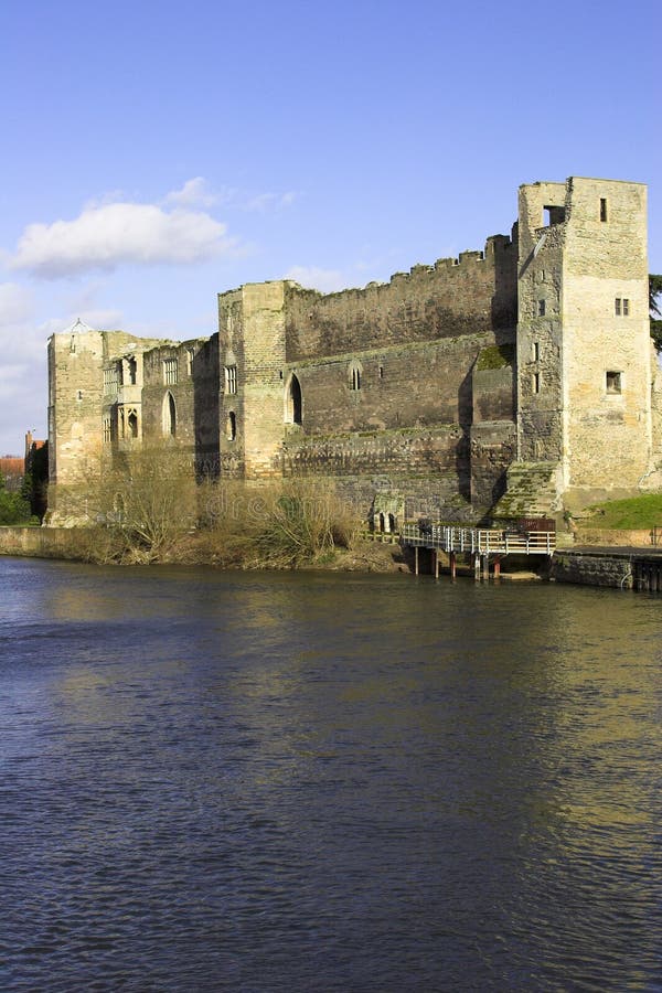 Newark castle stock image. Image of sandstone, newark - 1579297