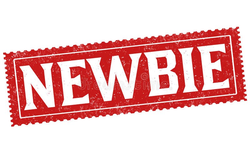 Newbie grunge rubber stamp stock vector. Illustration of insignia ...