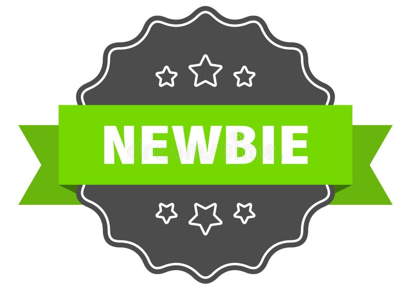 Newbie Ribbon Badge Stamp Stock Illustrations – 55 Newbie Ribbon Badge ...