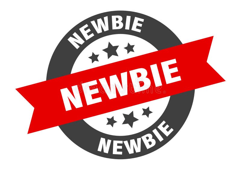 Newbie Ribbon Badge Stamp Stock Illustrations – 55 Newbie Ribbon Badge ...