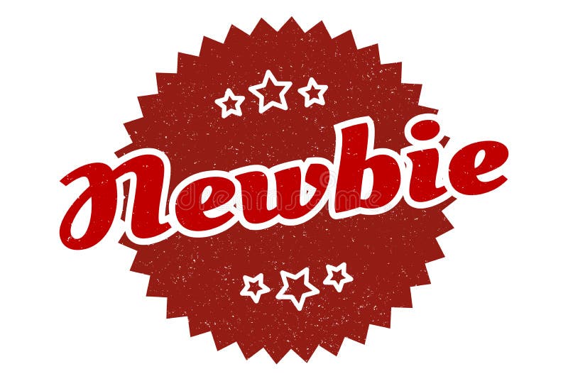 Newbie Sign. Newbie Vintage Retro Label Stock Vector - Illustration of ...