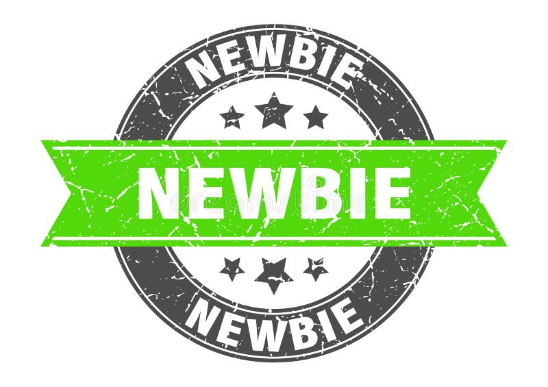 Newbie Ribbon Badge Stamp Stock Illustrations – 55 Newbie Ribbon Badge ...