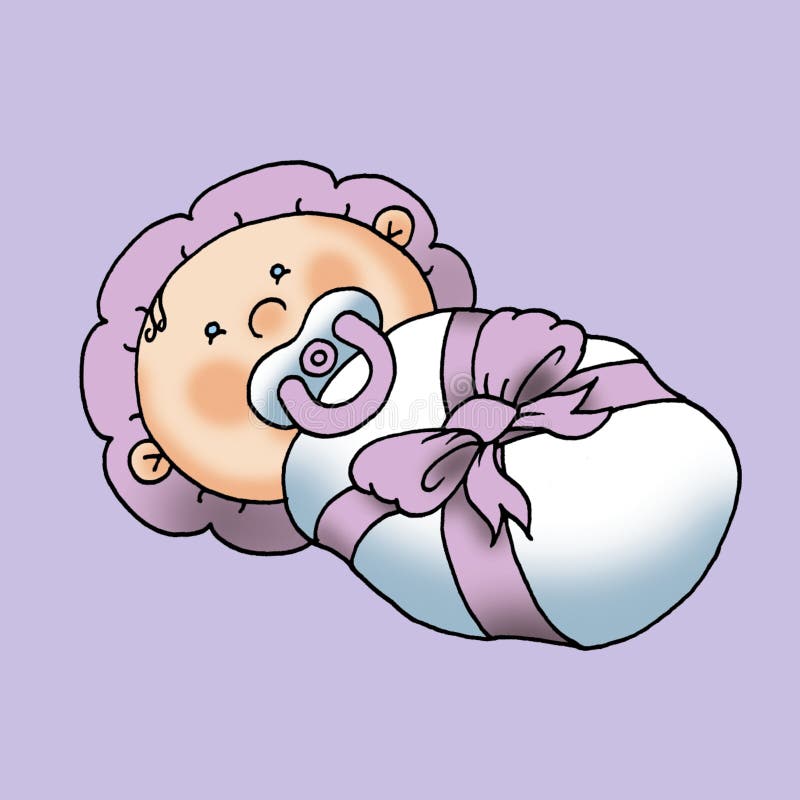 Newborn stock illustration. Illustration of childhood - 19525265