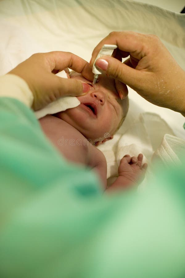 Newborn baby medical exam stock image. Image of obstetric - 10112845