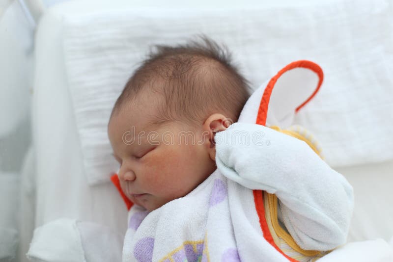 Newborn baby stock image. Image of birth, face, hospital - 24270187