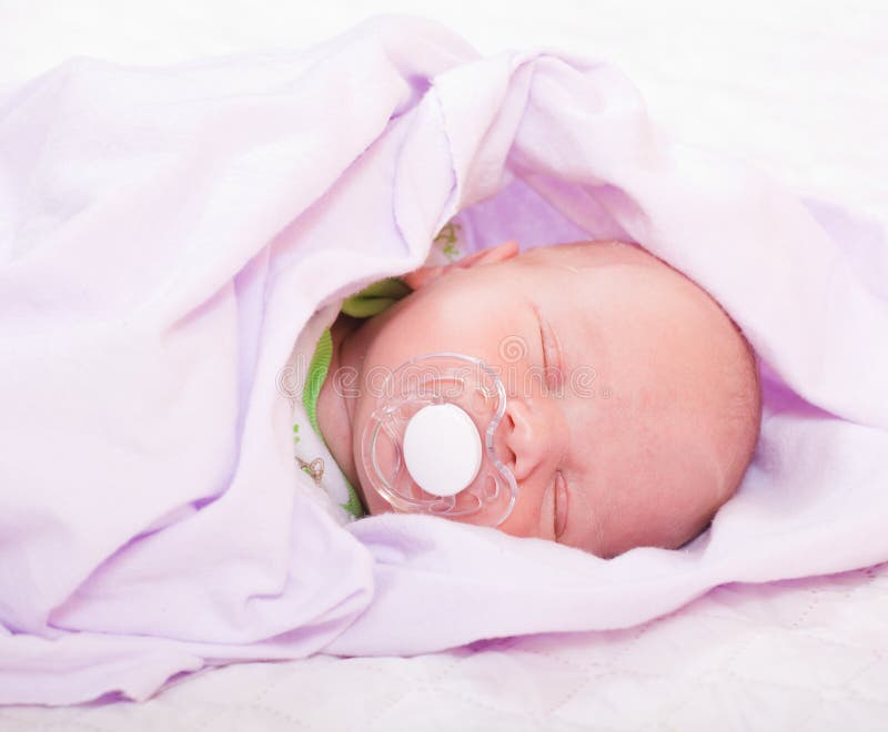 Newborn Baby (at the Age of 7 Days) Stock Image - Image of people ...