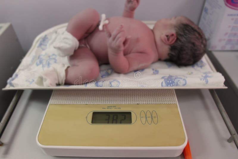 Newborn Baby after Delivery Stock Image - Image of maternal, people ...