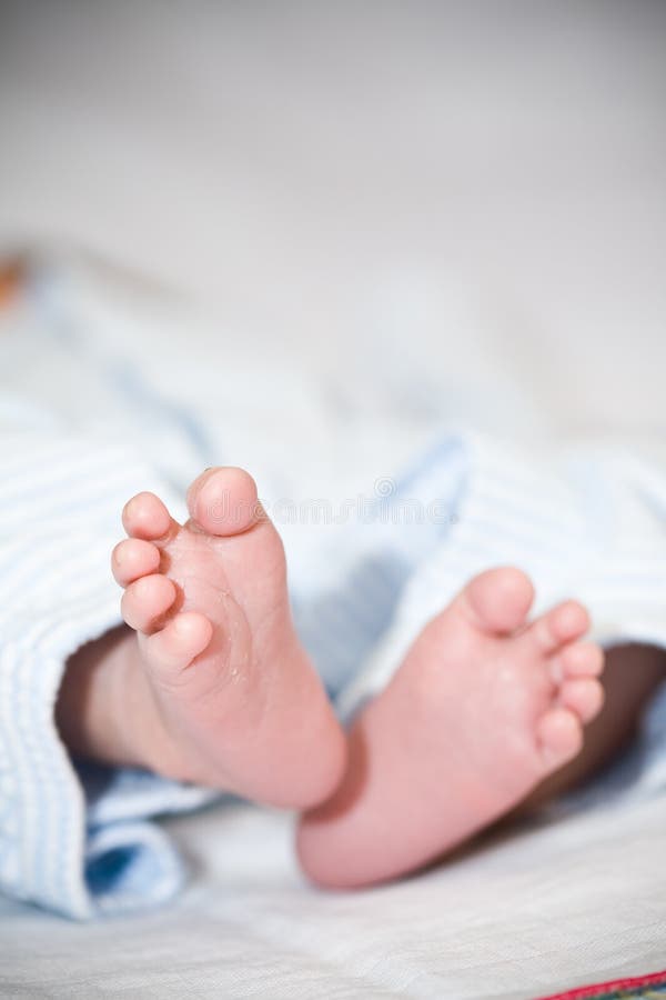 Curled Baby Toes stock image. Image of newborn, chubby, feet - 72481