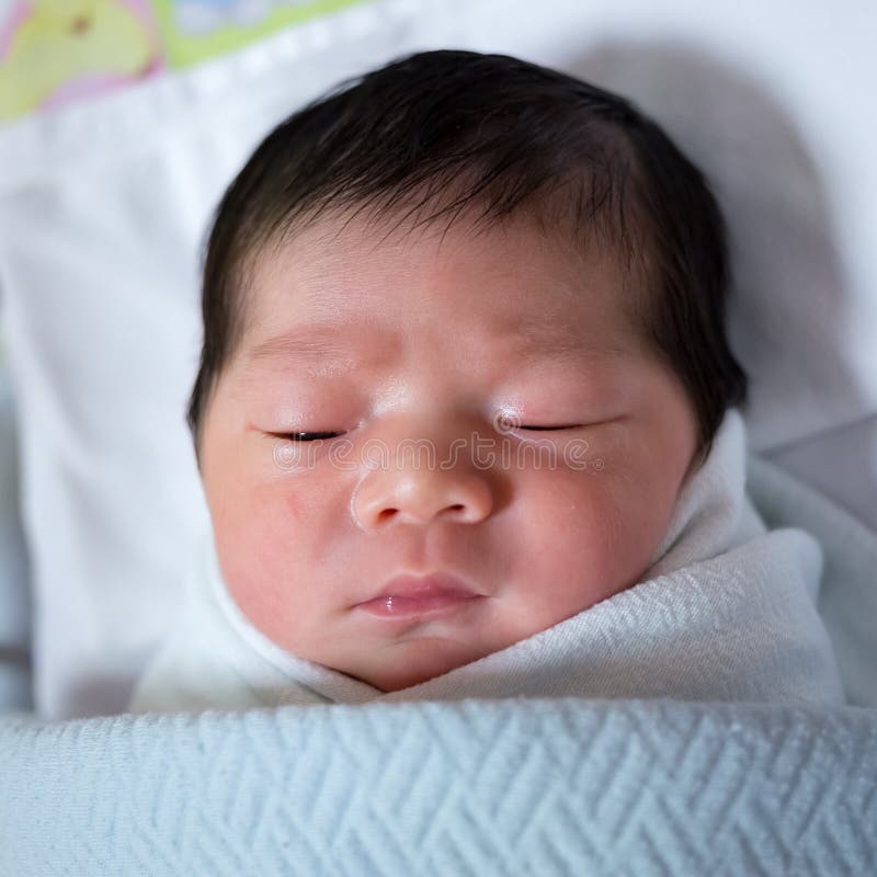Newborn baby stock image. Image of babies, indoors, little - 40015391
