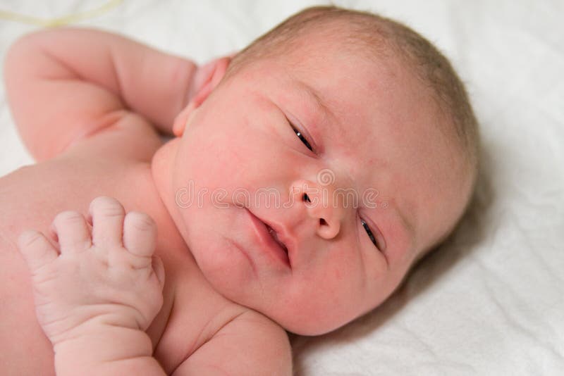 Newborn baby girl stock image. Image of girl, infant, lovely - 9275451