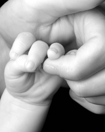 Newborn Baby Grasp stock photo. Image of father, child - 406336