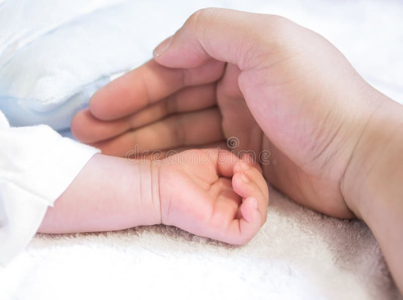 Sleeping newborn baby stock photo. Image of hand, infant - 1655710