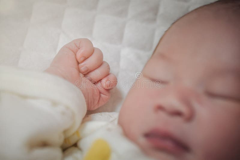 Newborn baby hand stock image. Image of portrait, background - 308744395