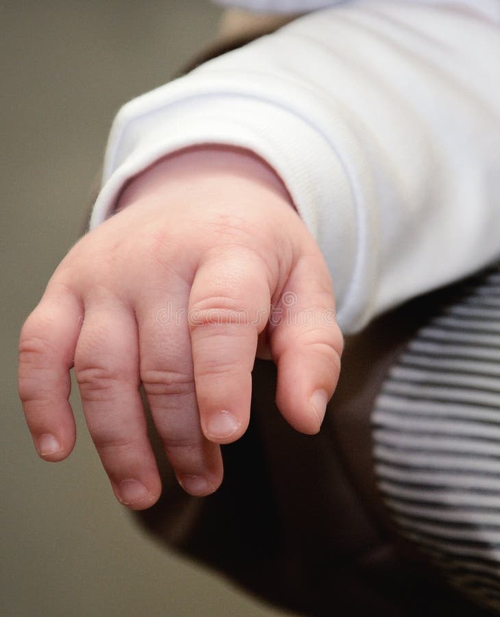 Newborn baby hand. stock photo. Image of skin, back, daisy - 45944390