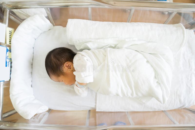Newborn Baby in the Hospital Room Stock Image - Image of medical, child ...