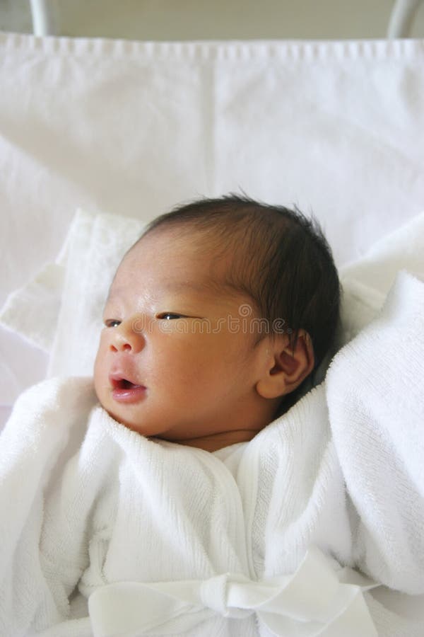 Newborn baby stock photo. Image of young, small, japanese - 47807026