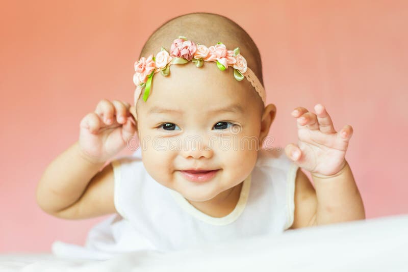 Newborn Baby Looking at the Camera Stock Photo - Image of close ...