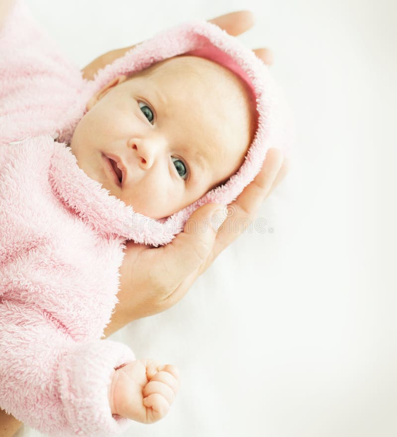 Newborn baby one month age stock photo. Image of closeup - 42025416