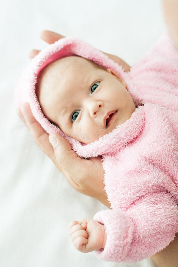 Newborn baby one month age stock photo. Image of child - 42025544