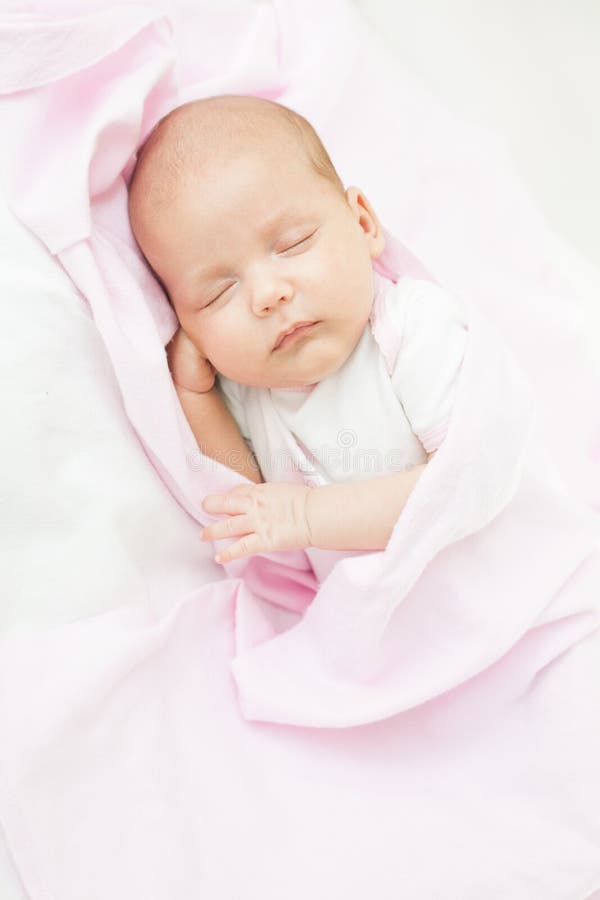 Newborn baby one month age stock photo. Image of sleep - 42234072