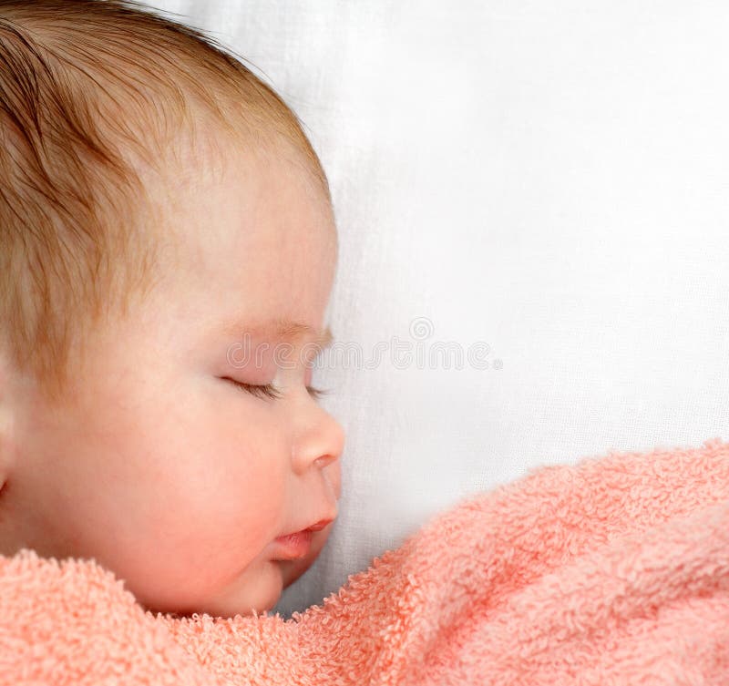 Newborn baby sleeping stock image. Image of serene, cute - 10366697